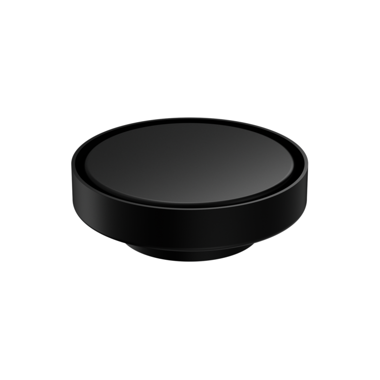 Nero 130mm Round Tile Insert Floor Waste 80mm Outlet Matte Black