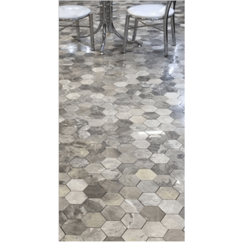 Atlantic Grey Marble External Tile 610x406x12mm