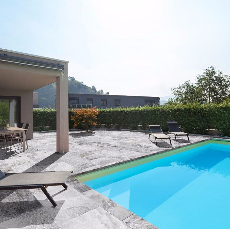 Atlantic Grey Marble External Tile 610x406x12mm