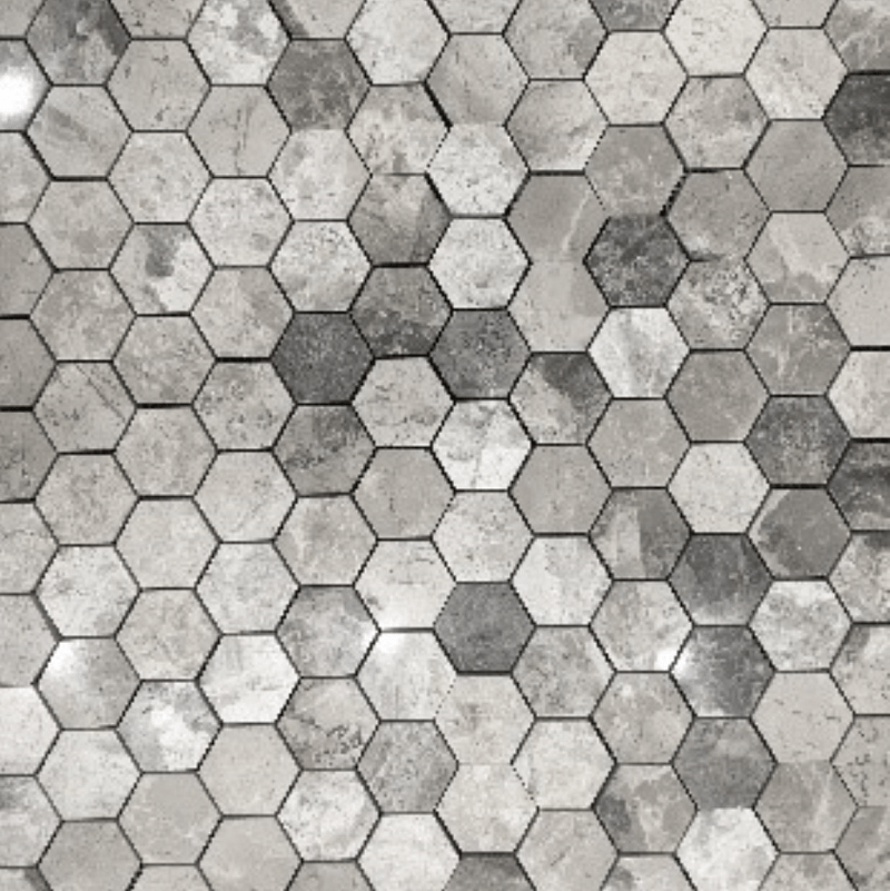 Atlantic Grey Marble External Tile 610x406x12mm