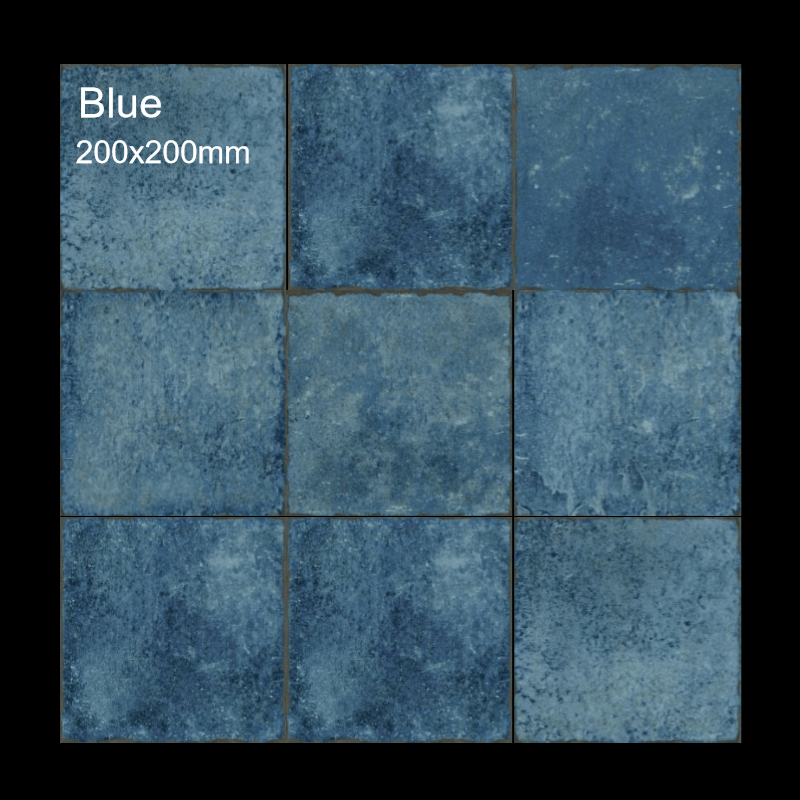 Atlantis Blue Gloss 200x200mm