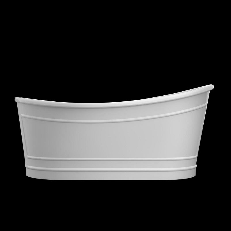 Belbagno Ritz Freestanding Bathtub Grey Matte